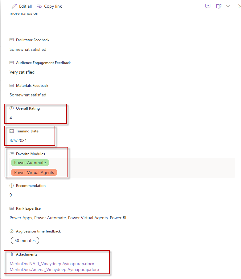 Recording Microsoft Form Responses In SharePoint